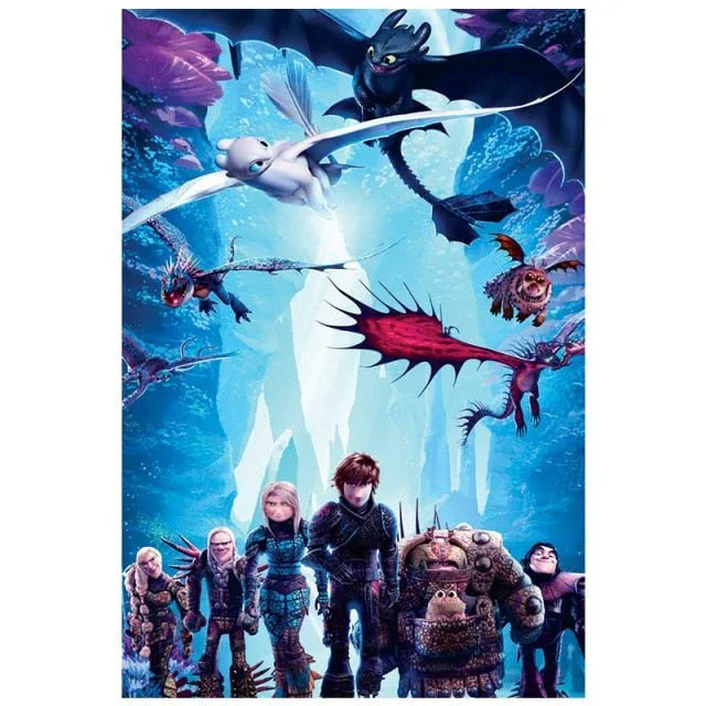 How To Train Your Dragon 'Toothless And Light Fury' Jigsaw Puzzle